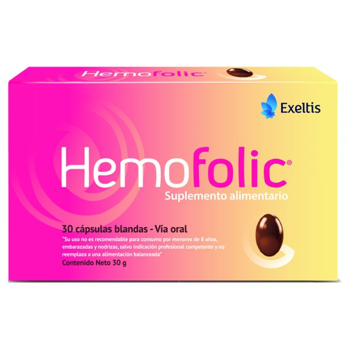 Hemofolic x 30 Cápsulas Blandas