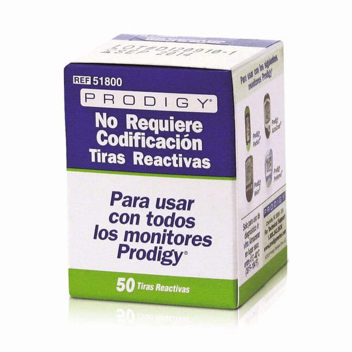 Prodigy Autocode X 50 Tiras Reactivas