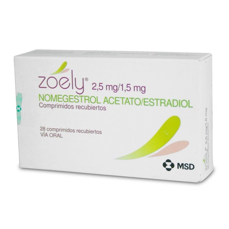 Zoely 2,5Mg/1,5Mg X28 Comprimidos