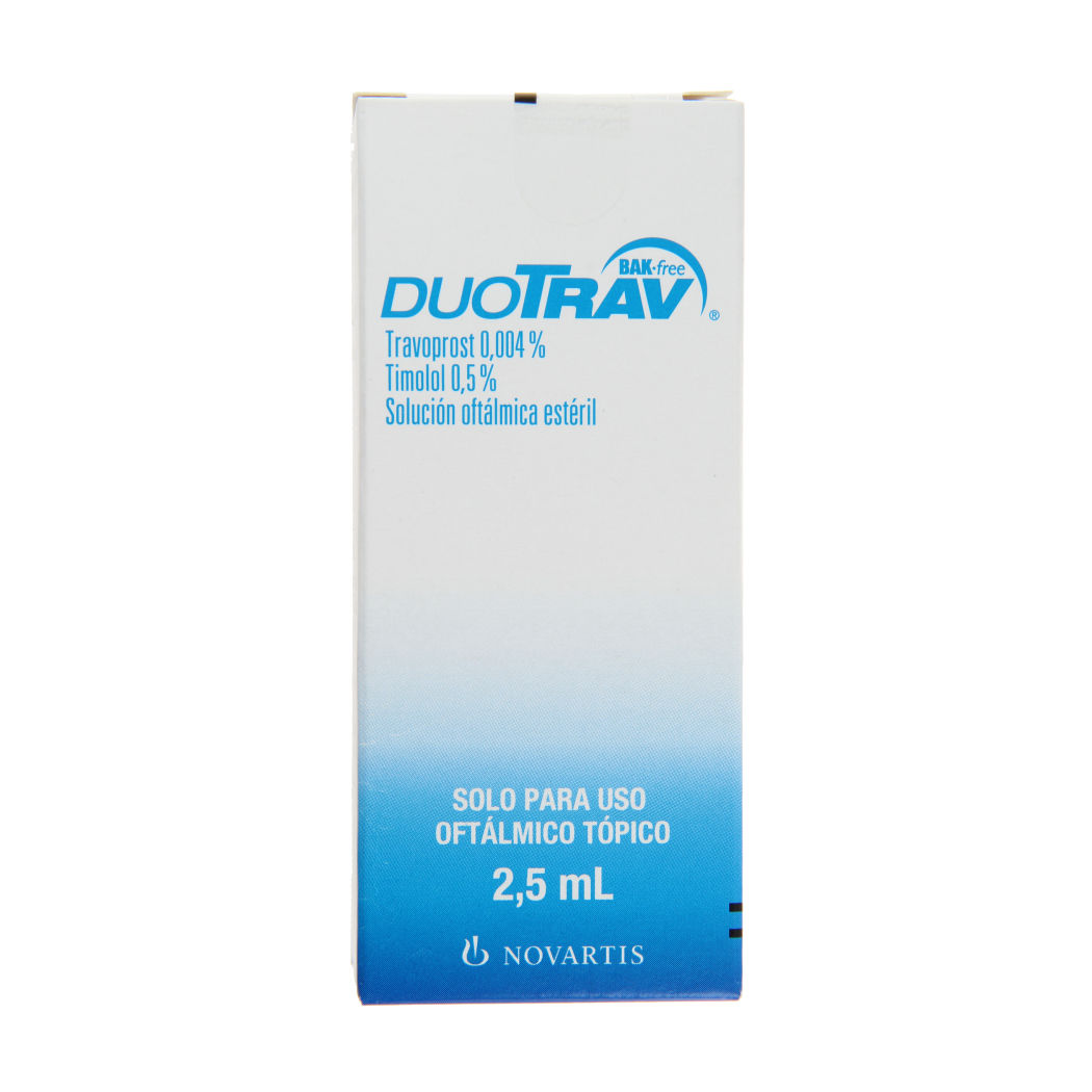 Duotrav 0,004%/0,5% X2,5Ml Solucion Oftalmica
