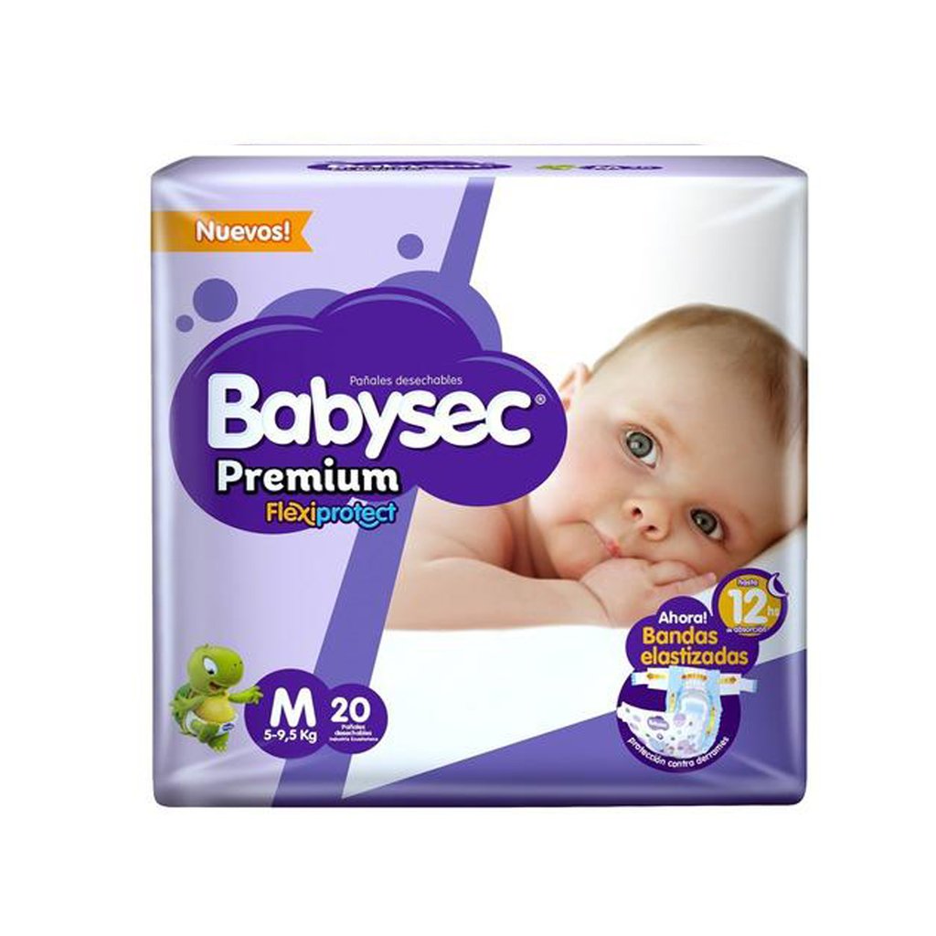 Babysec Pañal Premium M X20 Unidades