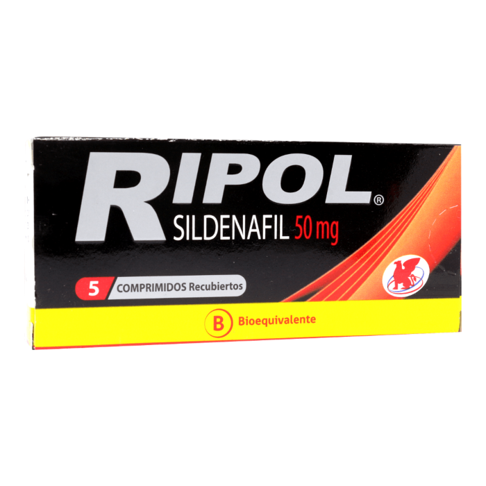 Ripol 50Mg X 5 Comprimidos