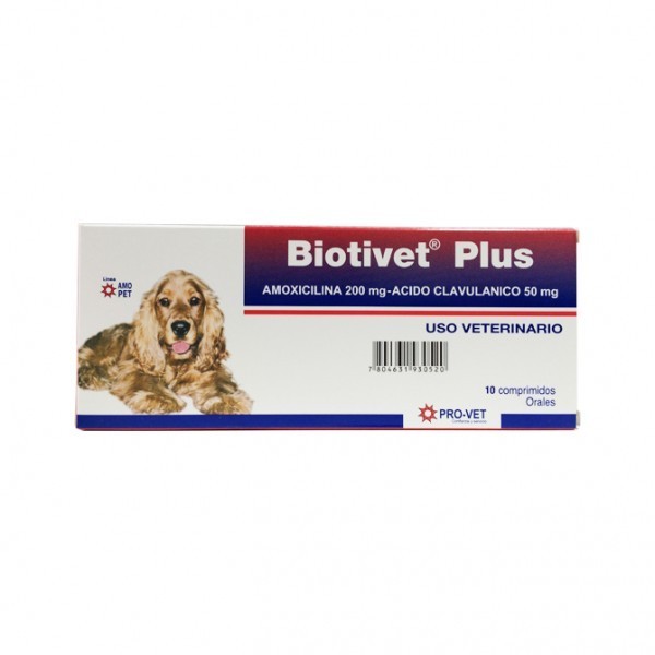 Biotivet Plus 200Mg/50Mg X10 Comprimidos