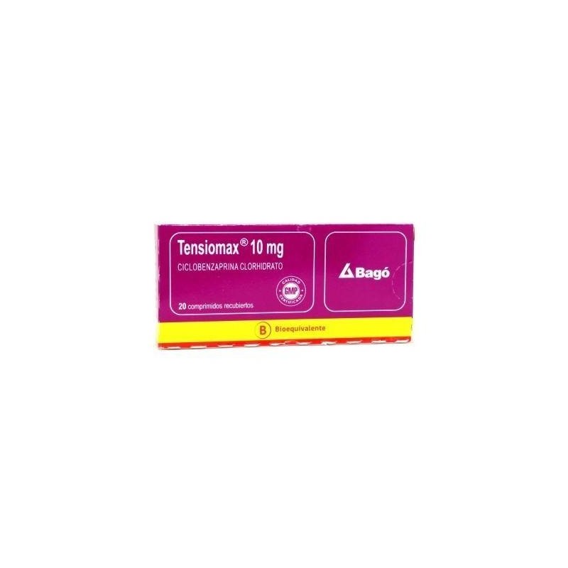 Tensiomax 10Mg X20 Comprimidos