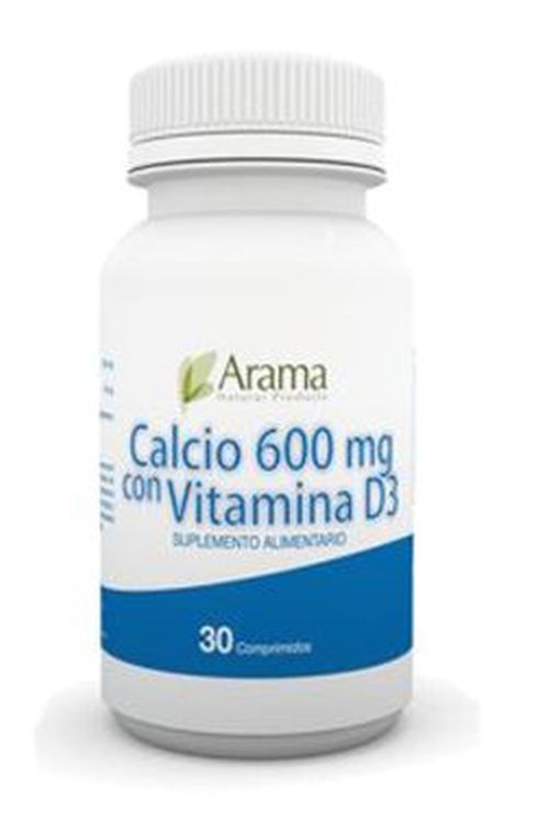 Calcio Con Vitamina D3 600Mg X30 Cápsulas