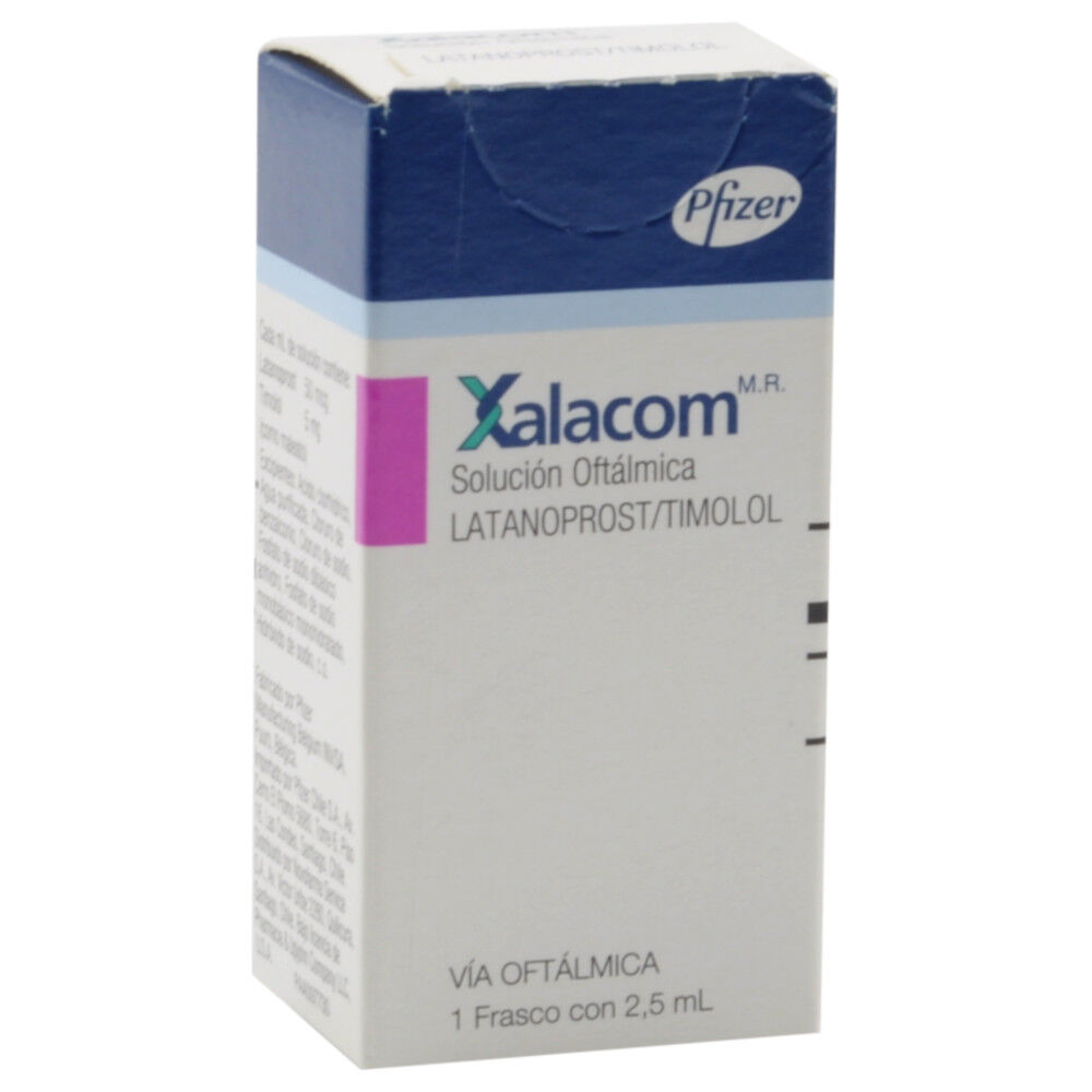 Xalacom 50Mcg/Ml X2,5Ml Solución Oftálmica