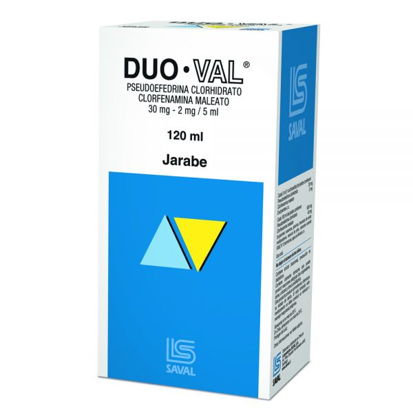 Duo-Val 30Mg-2Mg/5Ml X120Ml Jarabe