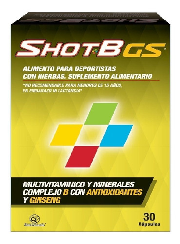 Shot B Multivitaminico + Ginseng X30 Capsulas
