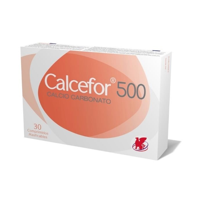 Calcefor 500 500Mg X30 Comprimidos Masticables