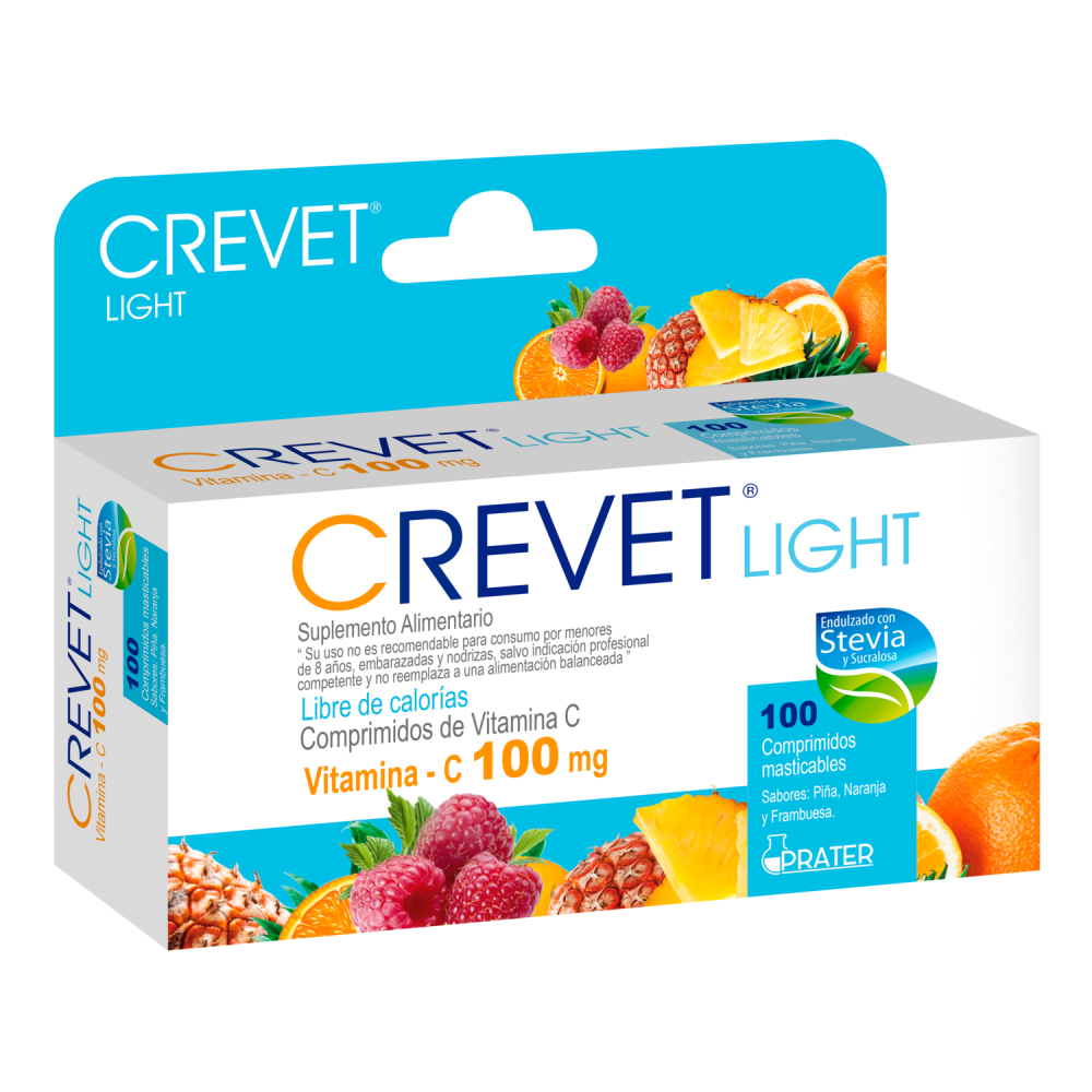 Crevet Light 100Mg X100 Comprimidos