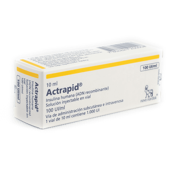 Actrapid 100 Ui/Ml Solucion Inyectable X10Ml