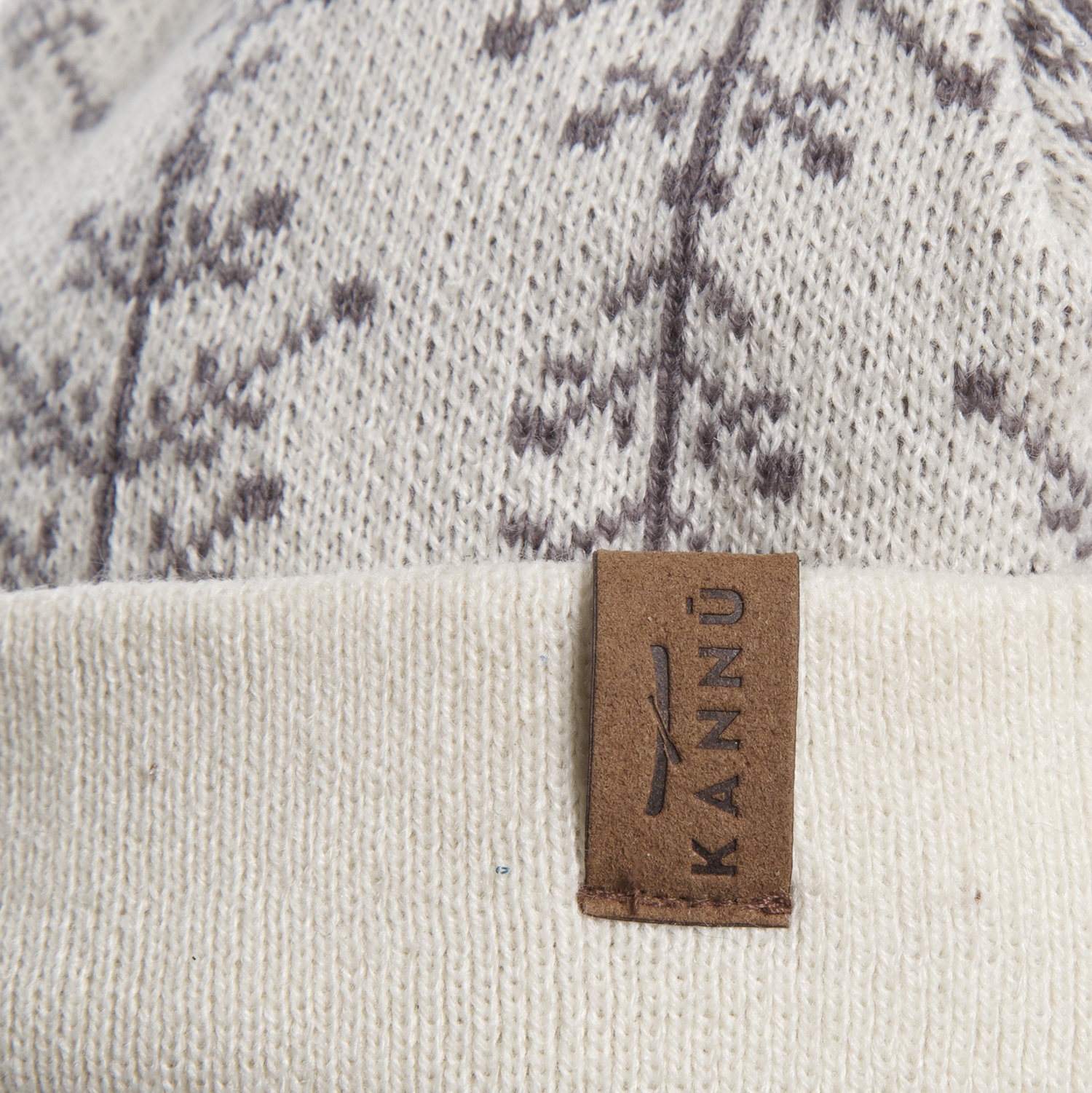 BEANIE KNITTED PRINT