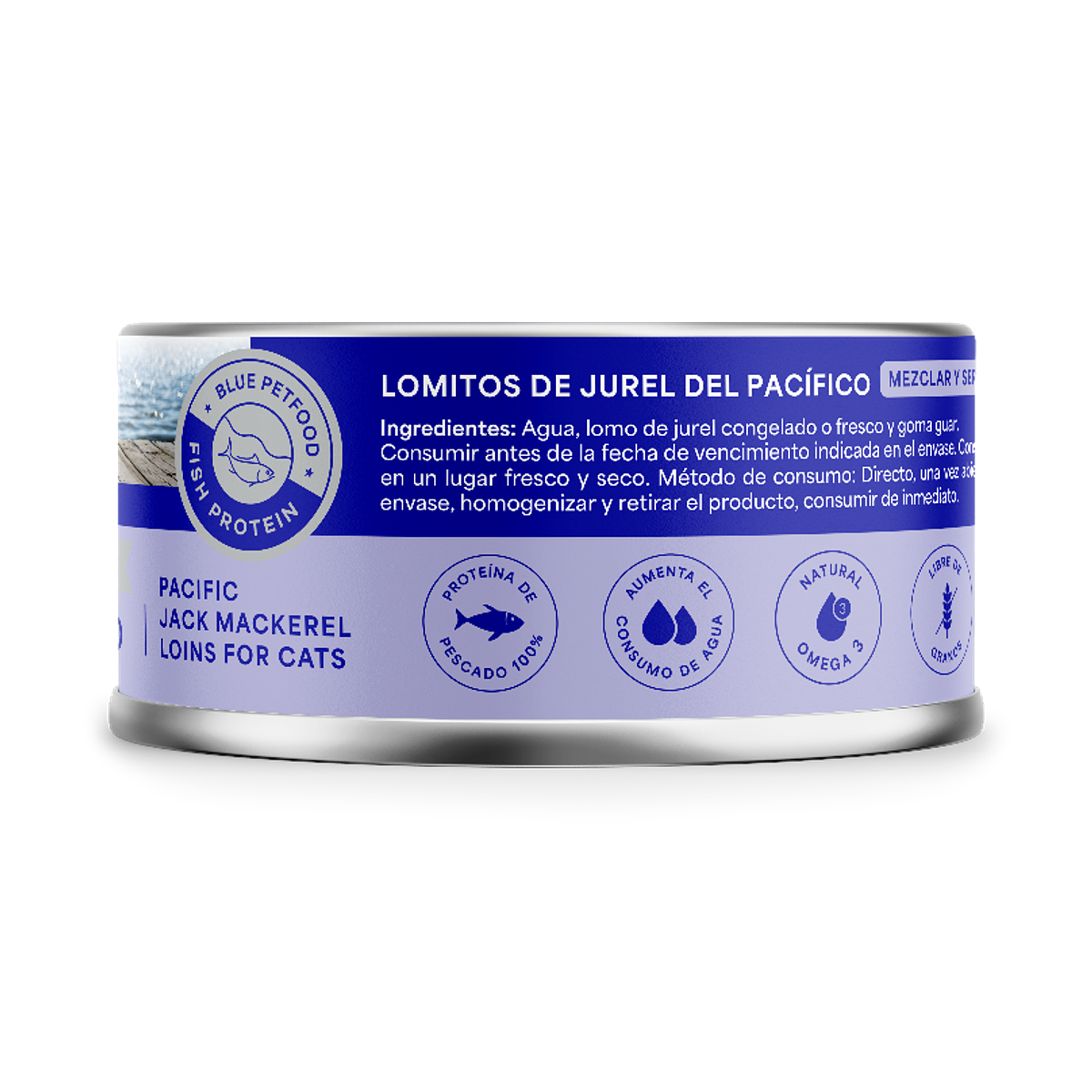 PET MARINE - Jurel del Pacífico Lata 156 gr