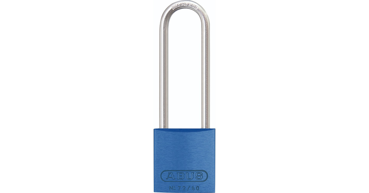 Candado Aluminio 72/40 Hb75 Kd Rtn Azul Abus de alum...