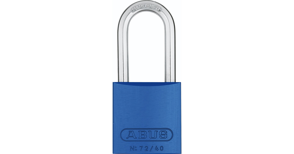 Candado Aluminio 72/40 Hb40 Kd Rtn Azul Abus de alum...