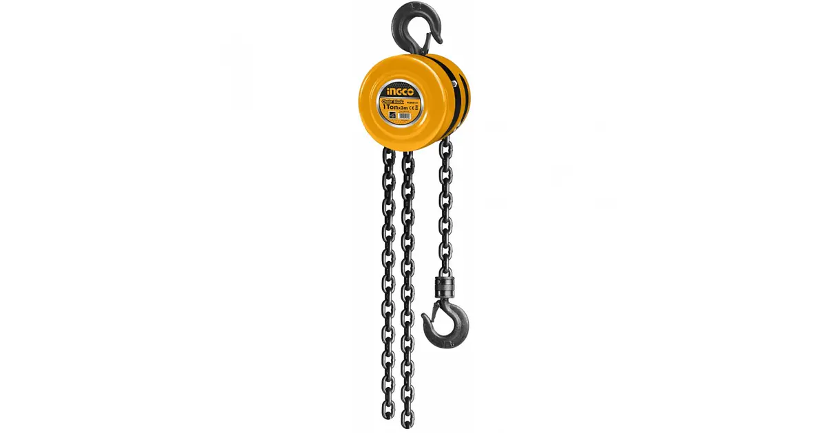 Tecle de Cadena 1 Tonelada x 3 m INGCO HCBK0101 Industrial