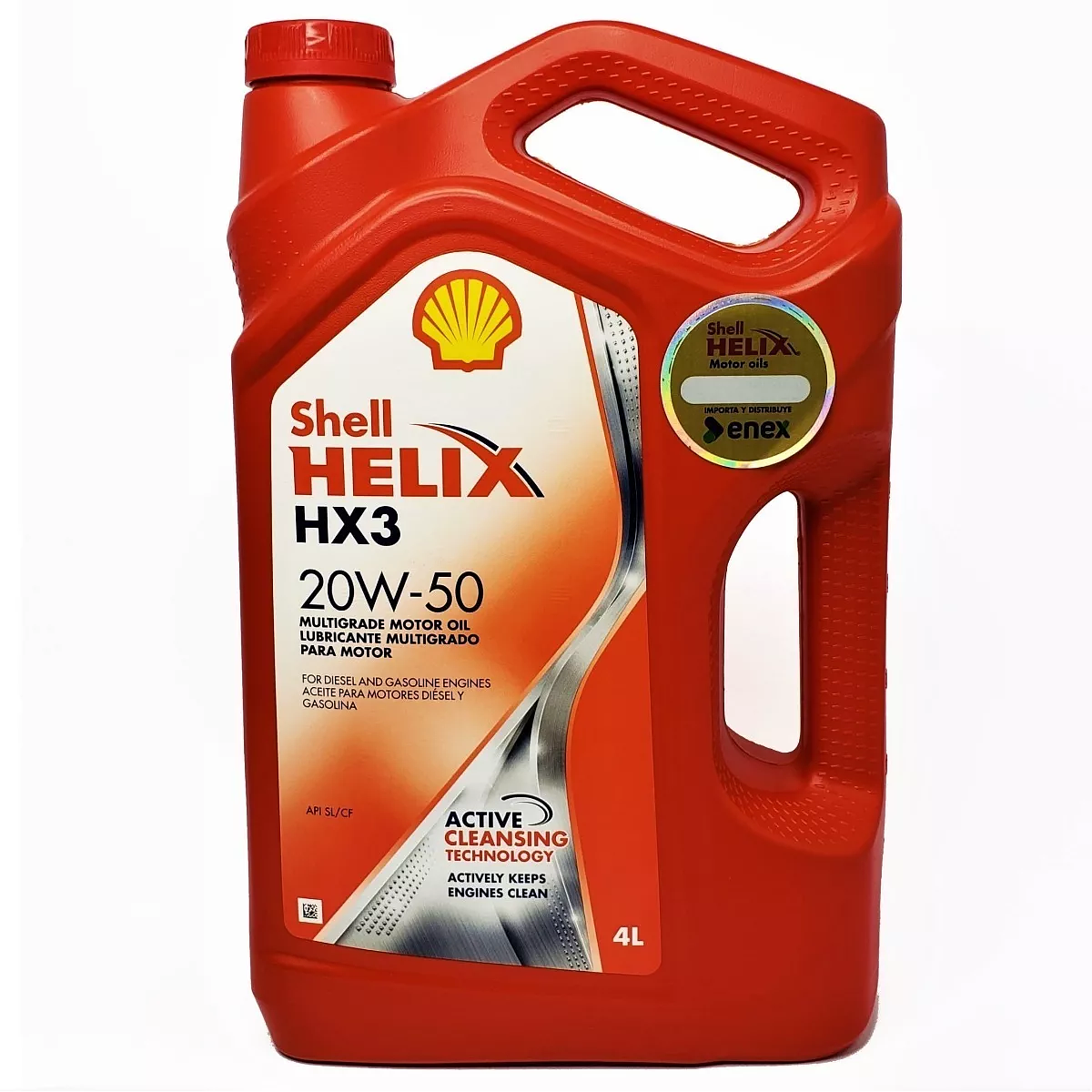 Aceite Shell Helix HX3 20W-50 SL/CF 4 Lt