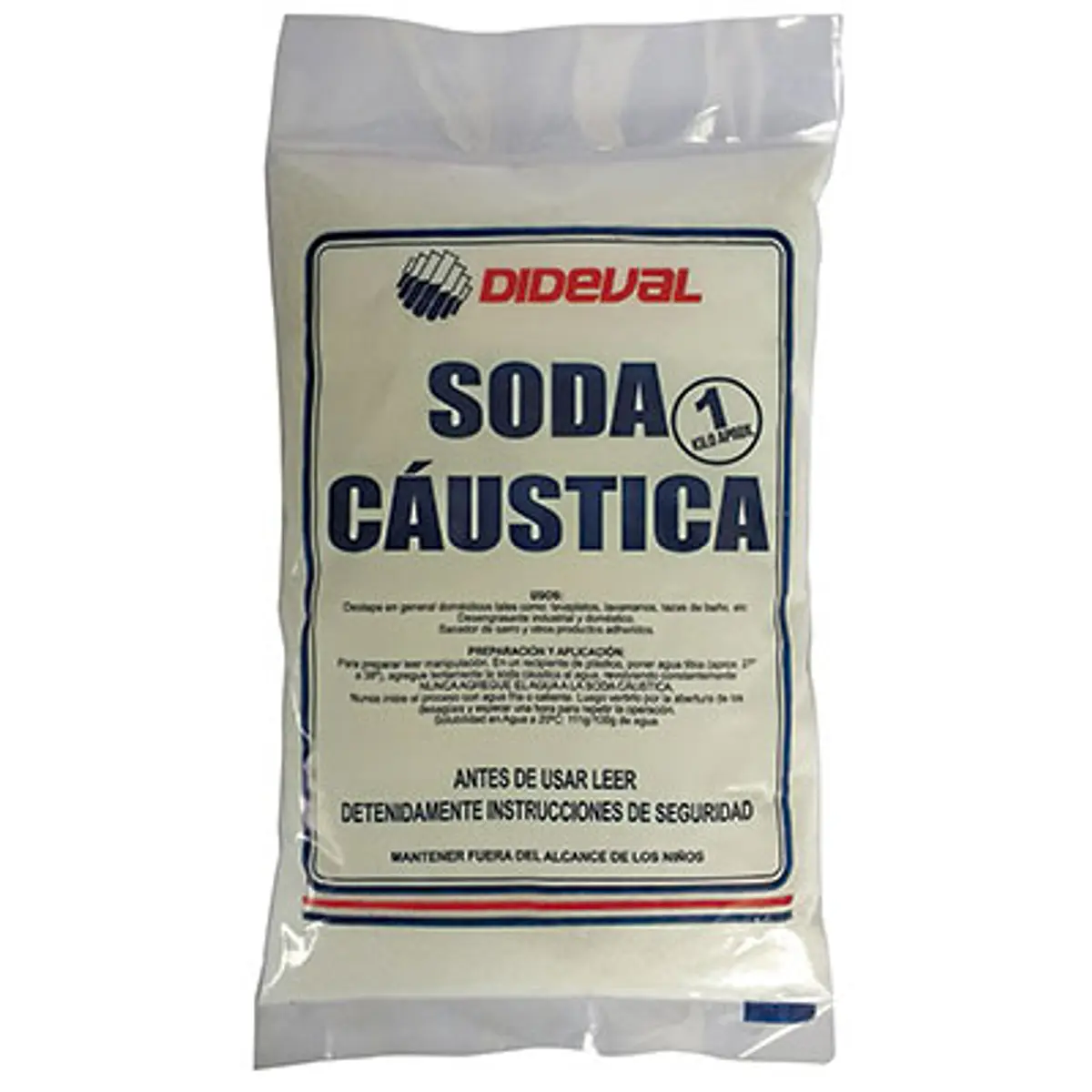 SODA CAUSTICA EN ESCAMAS 1KG