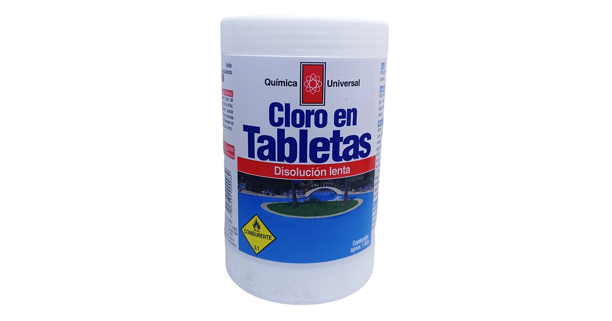 CLORO EN TABLETAS 1KG QUIMICA UNIVERSAL