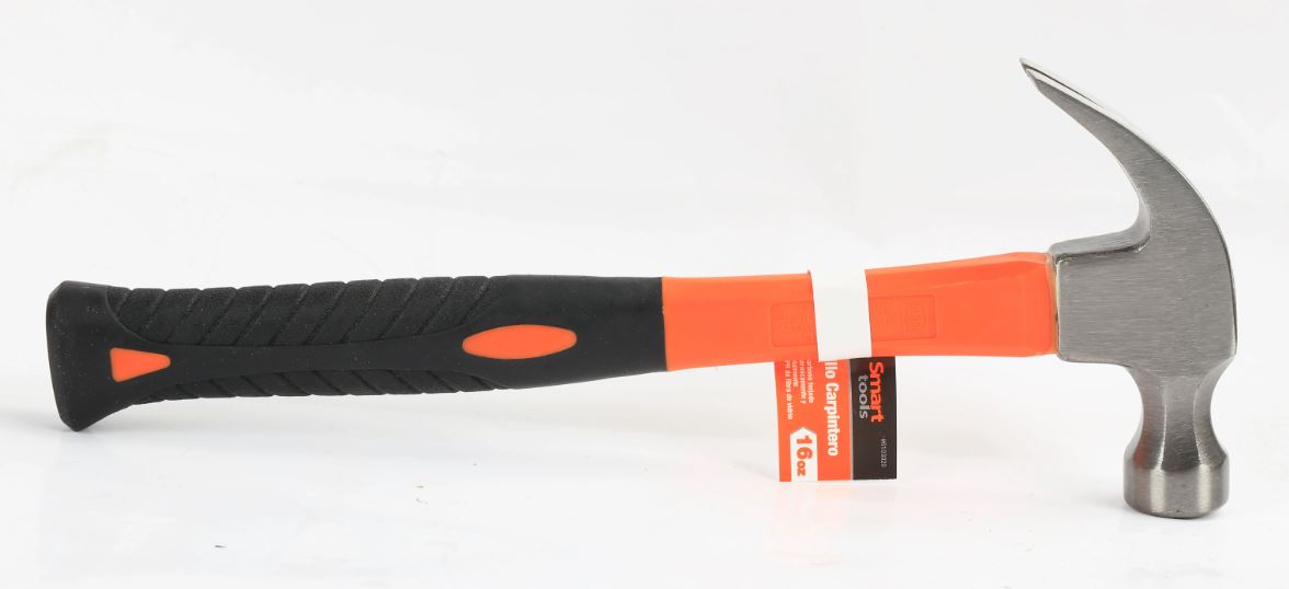 Martillo Carpintero 16 Oz. M/Fibra - Smart Tools