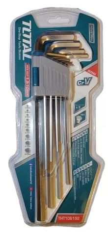Set Juego De Llaves Allen Hexagonal 9 Piezas Total Tht106192