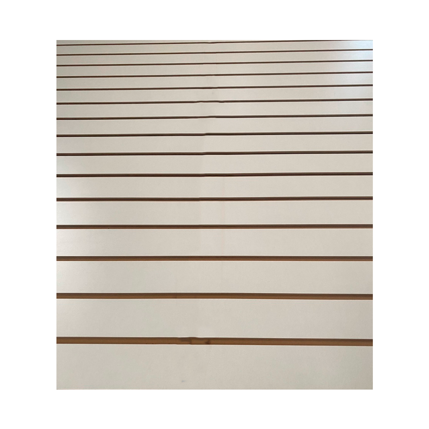 Tablero MDF Ranurado Blanco 18MM 1.22X2.44MT