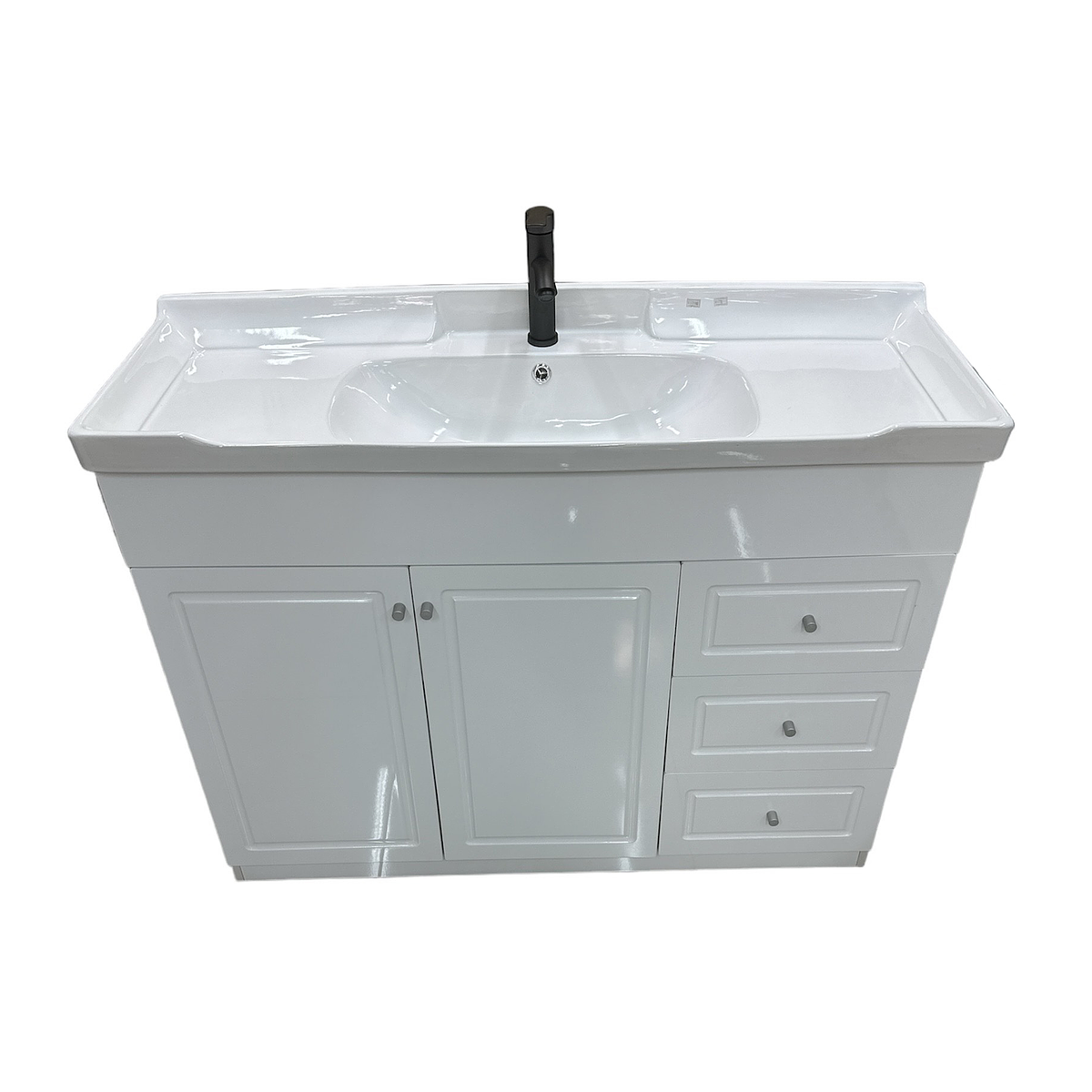 VANITORIO CON MUEBLE BLANCO 120CM BAÑO