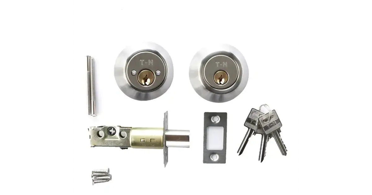 Cerradura De Seguridad Acero Inoxidable Llave Llave Toro Neg