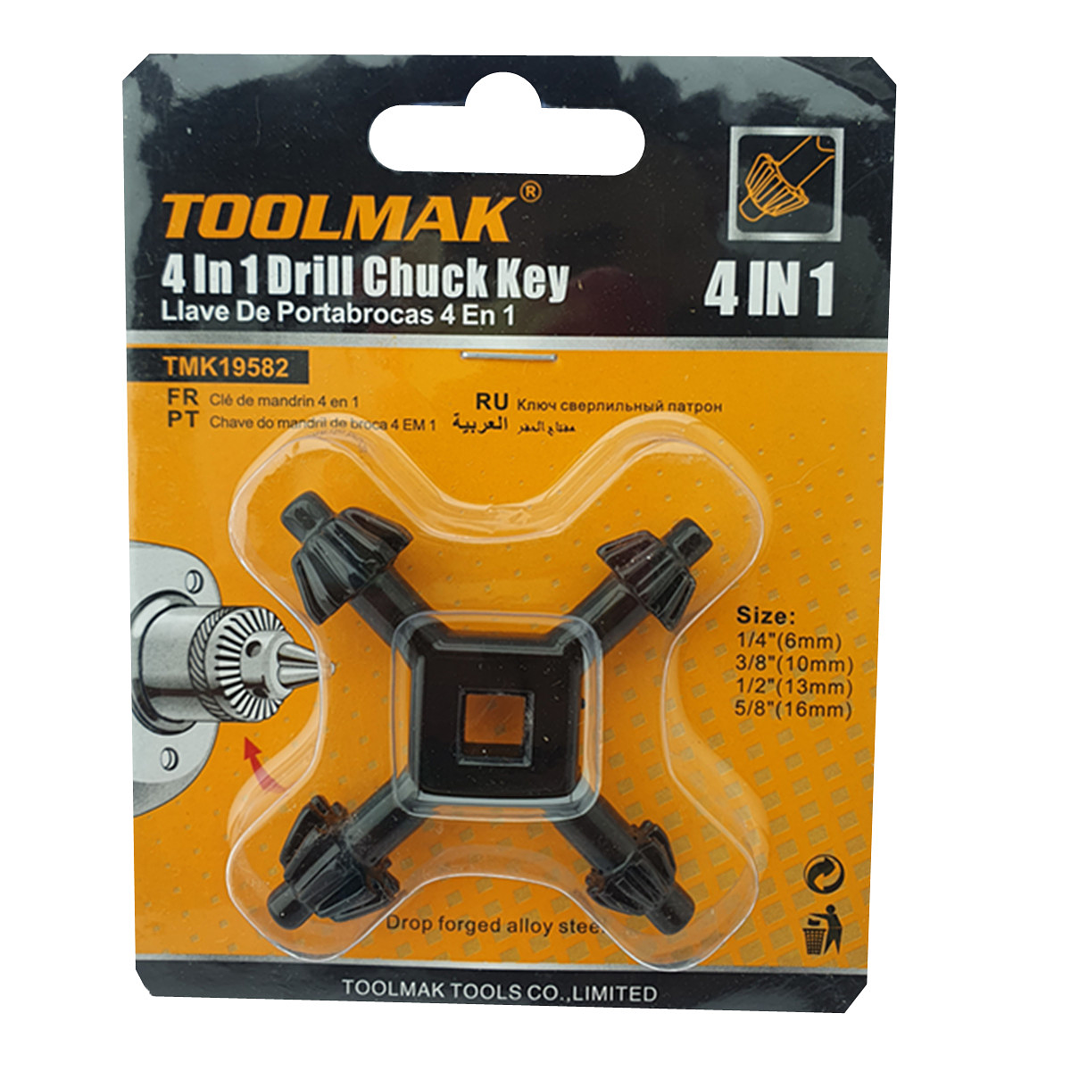 Llave Universal Porta brocas Para Taladro Multifunción 4 ...