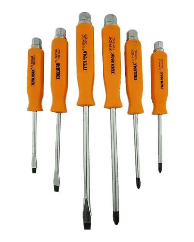 Set Kit Juego De Destornilladores De Golpe 6 Piezas Toolmak
