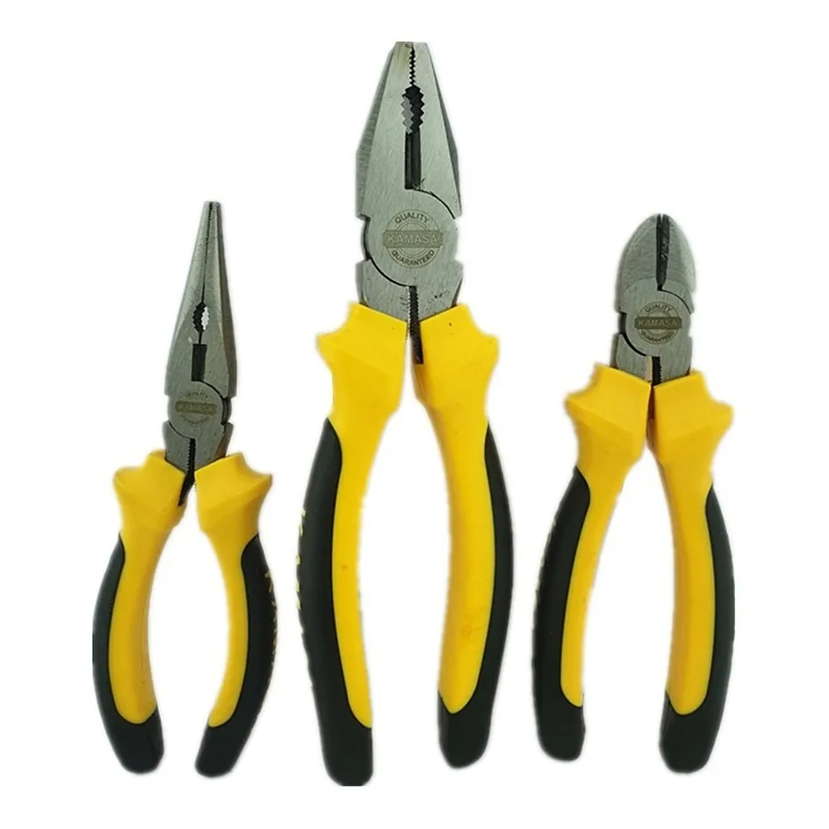 Set Kit Juego De Alicates 3 Piezas Kamasa