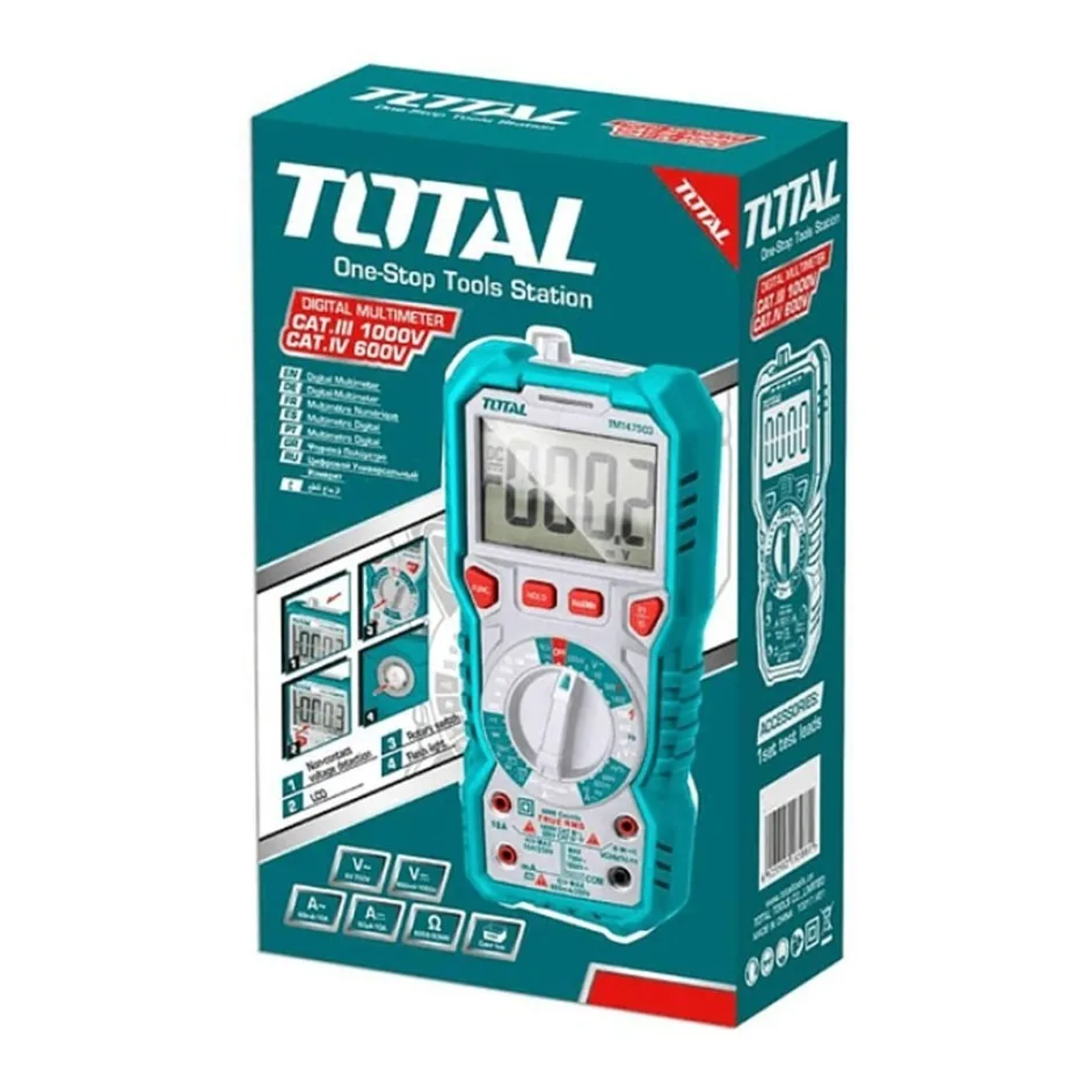 Multimetro Multitester Digital Total Tmt47503