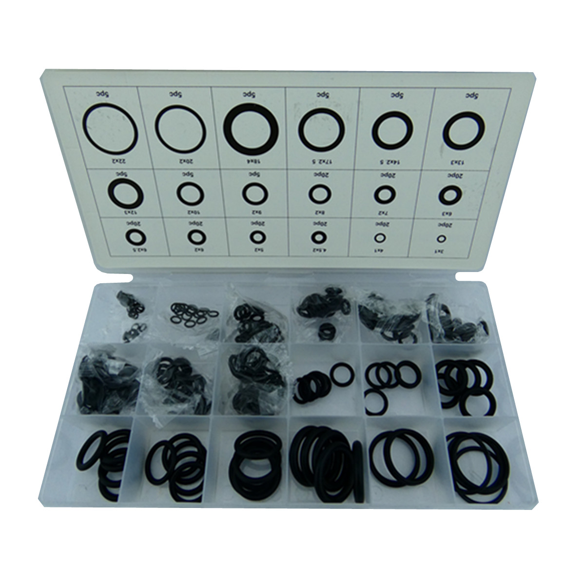 Juego Orrines O-ring Universales 225 Pcs Milimetro Crownman
