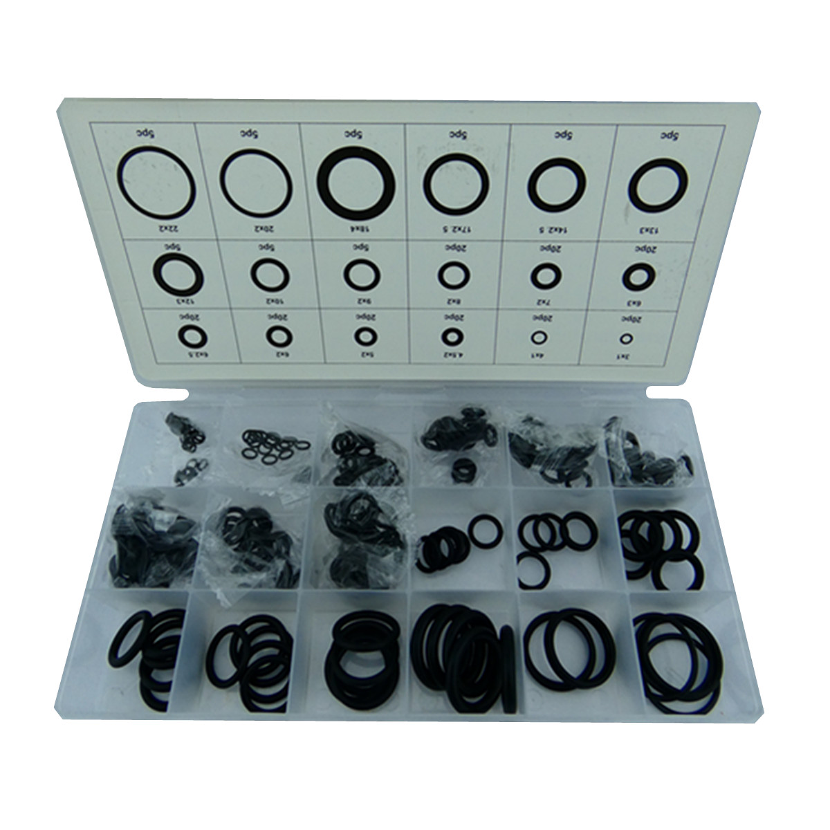 Juego Orrines O-ring Universales 225 Pcs Milimetro Crownman