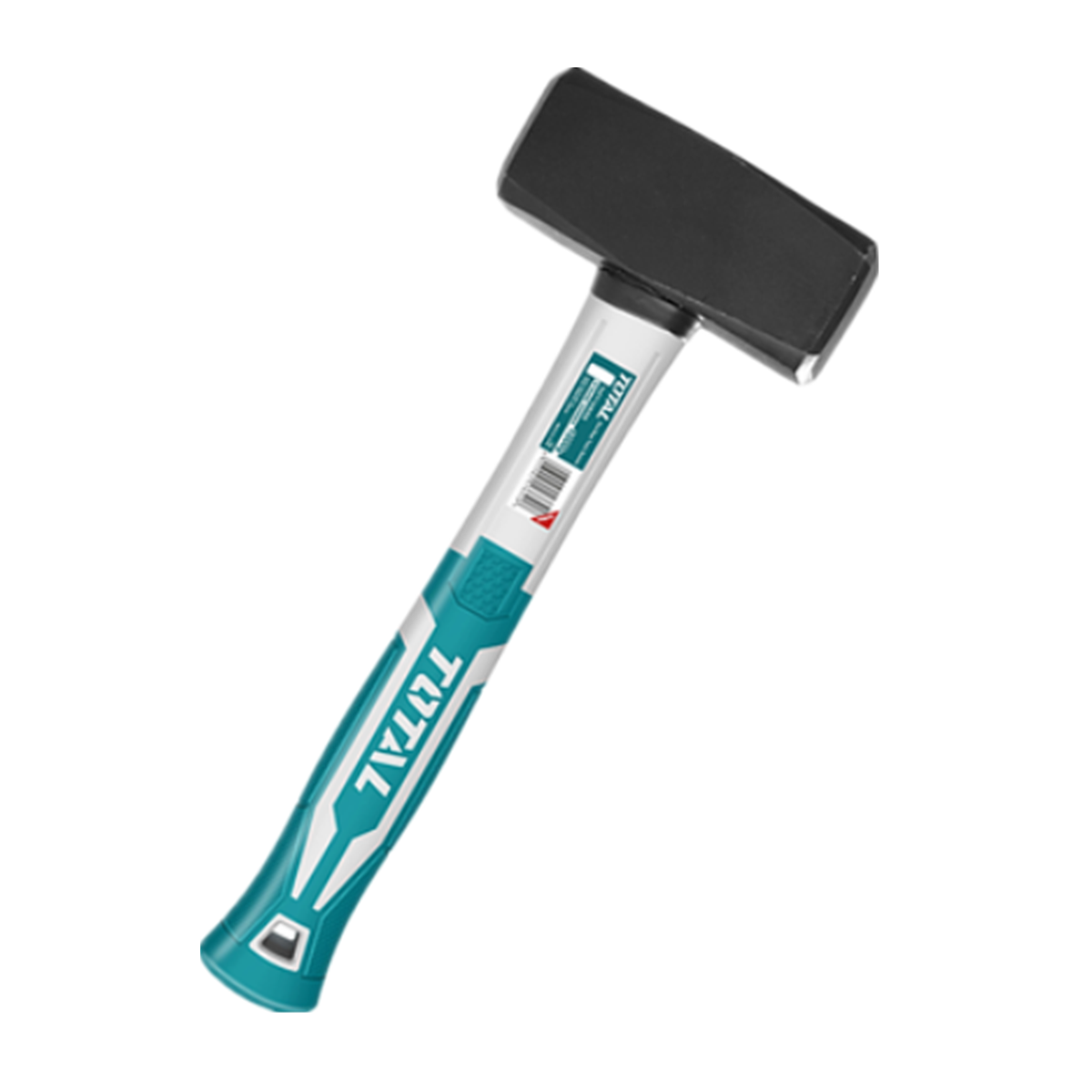 Combo Martillo Mazo 2000g Mango Fibra De Vidrio Total
