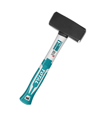 Combo Martillo Mazo 1000g Mango Fibra De Vidrio Total