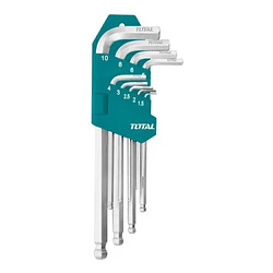 Set Juego De Llaves Medianas Allen Hexagonal 9 Piezas Total