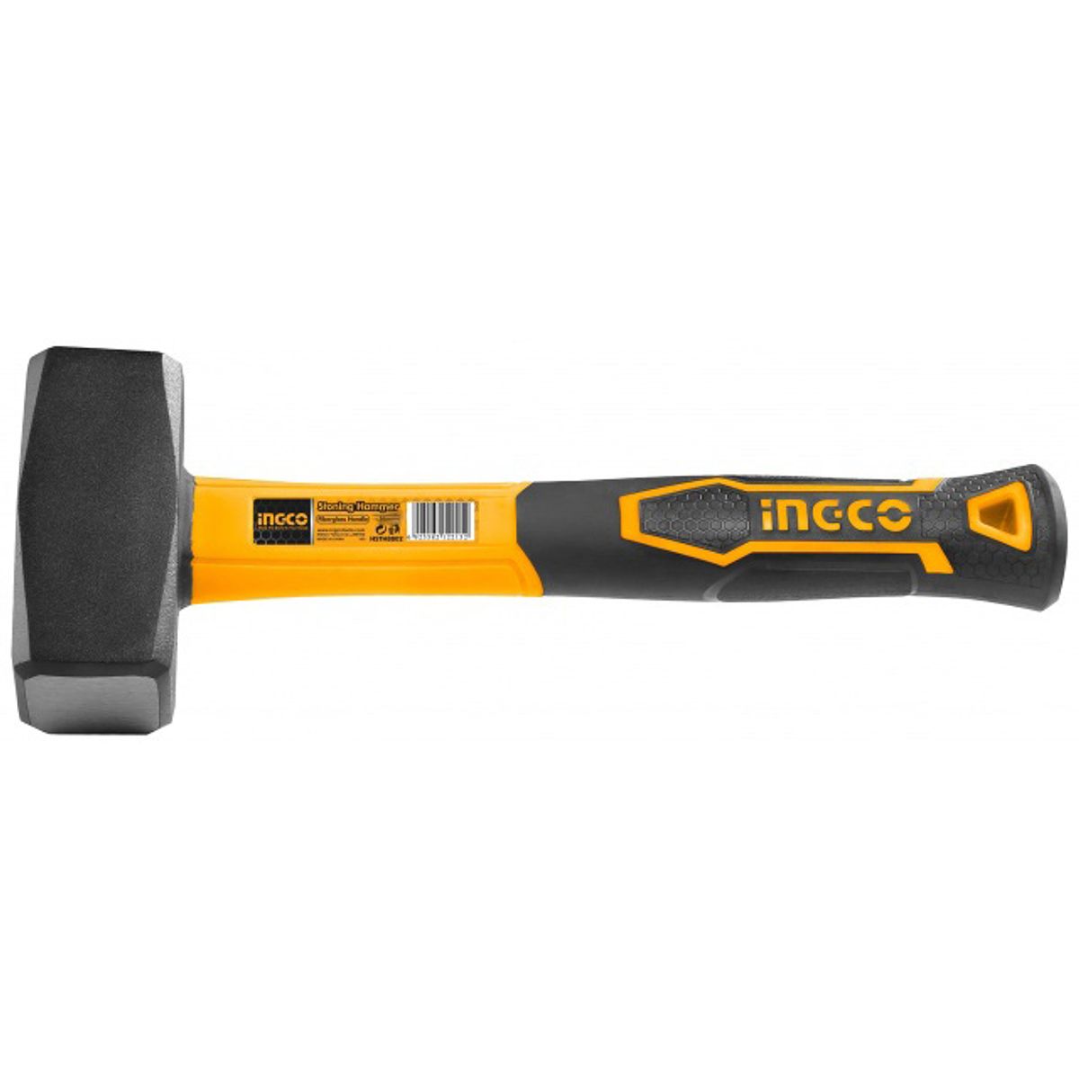 Combo Martillo Mazo 1500g Mango Fibra De Vidrio Hsth8803