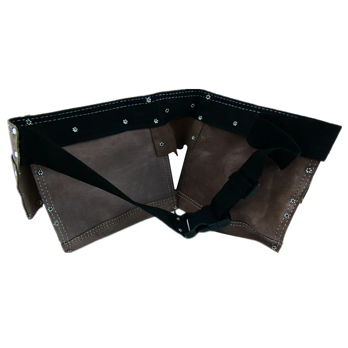 Coleto Carpintero De Cuero Doble Porta Herramienta Tmk19831