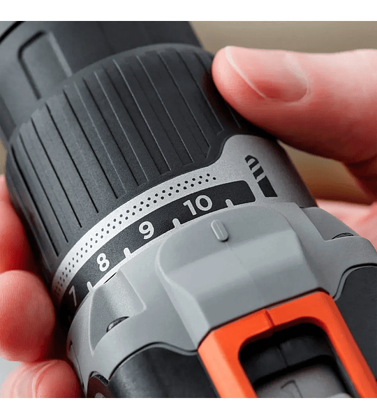 Taladro Atornillador Percutor 10mm 20v Black+decker Bcd704c1