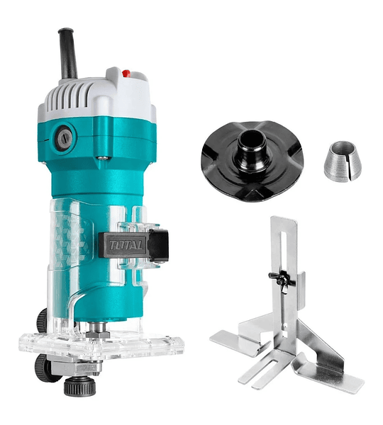Fresadora Router Tupi De Mano 6mm 1/4 600w Total Tlt6001