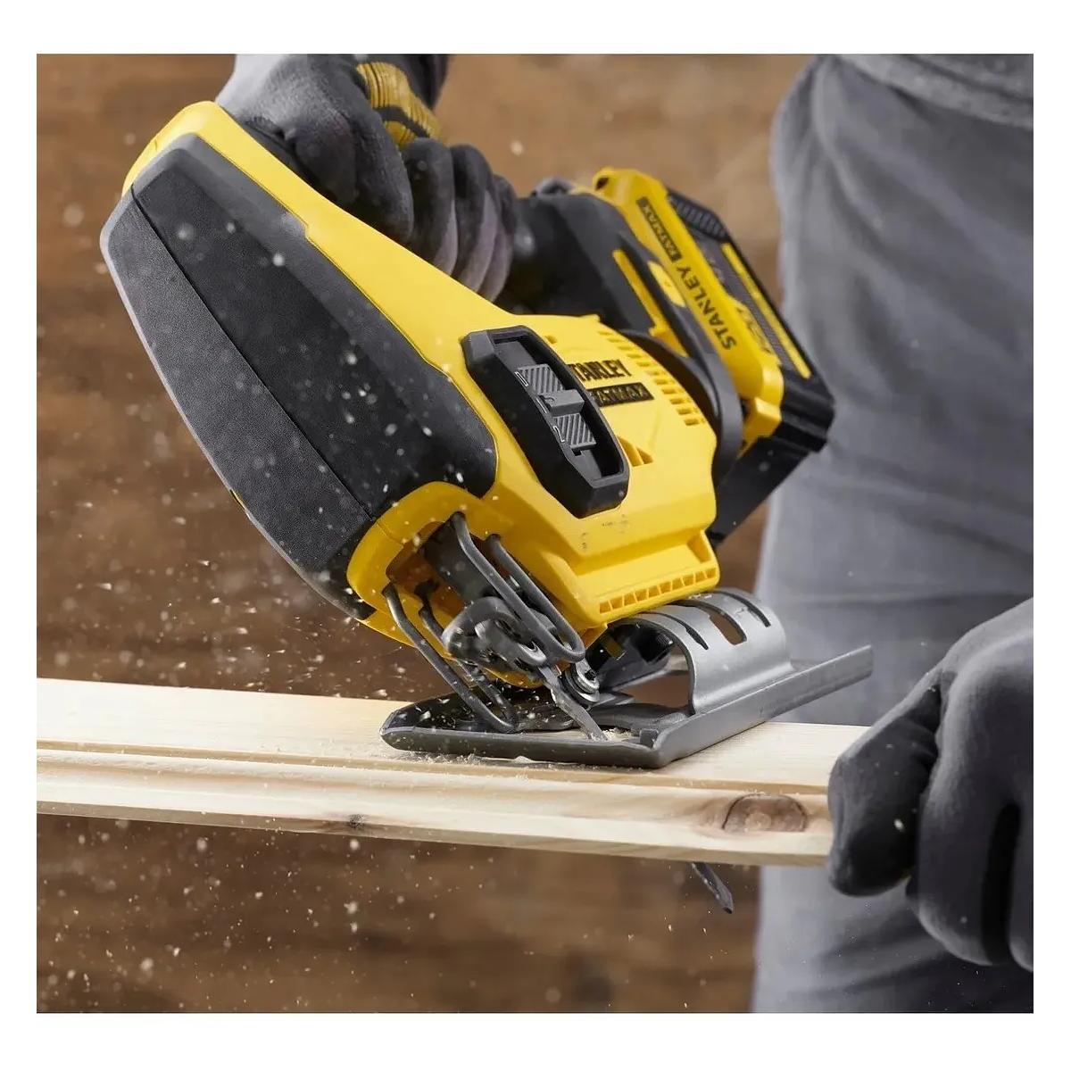 Sierra Caladora Inalambrica 20v Stanley Scj600-b2