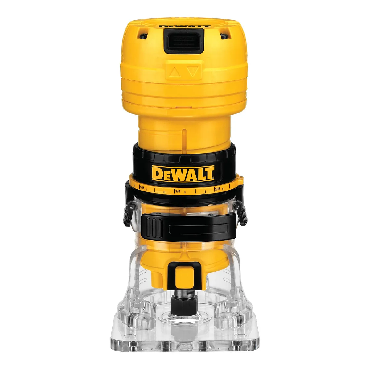 Fresadora Router Tupi De Mano 6mm 1/4 450w Dewalt Dwe6000-b2
