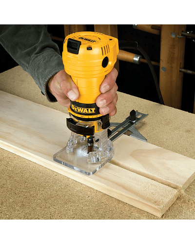 Fresadora Router Tupi De Mano 6mm 1/4 450w Dewalt Dwe6000-b2