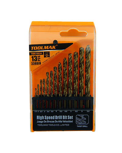 Kit Set Juego Brocas Para Metal 13 Piezas Tmk19934