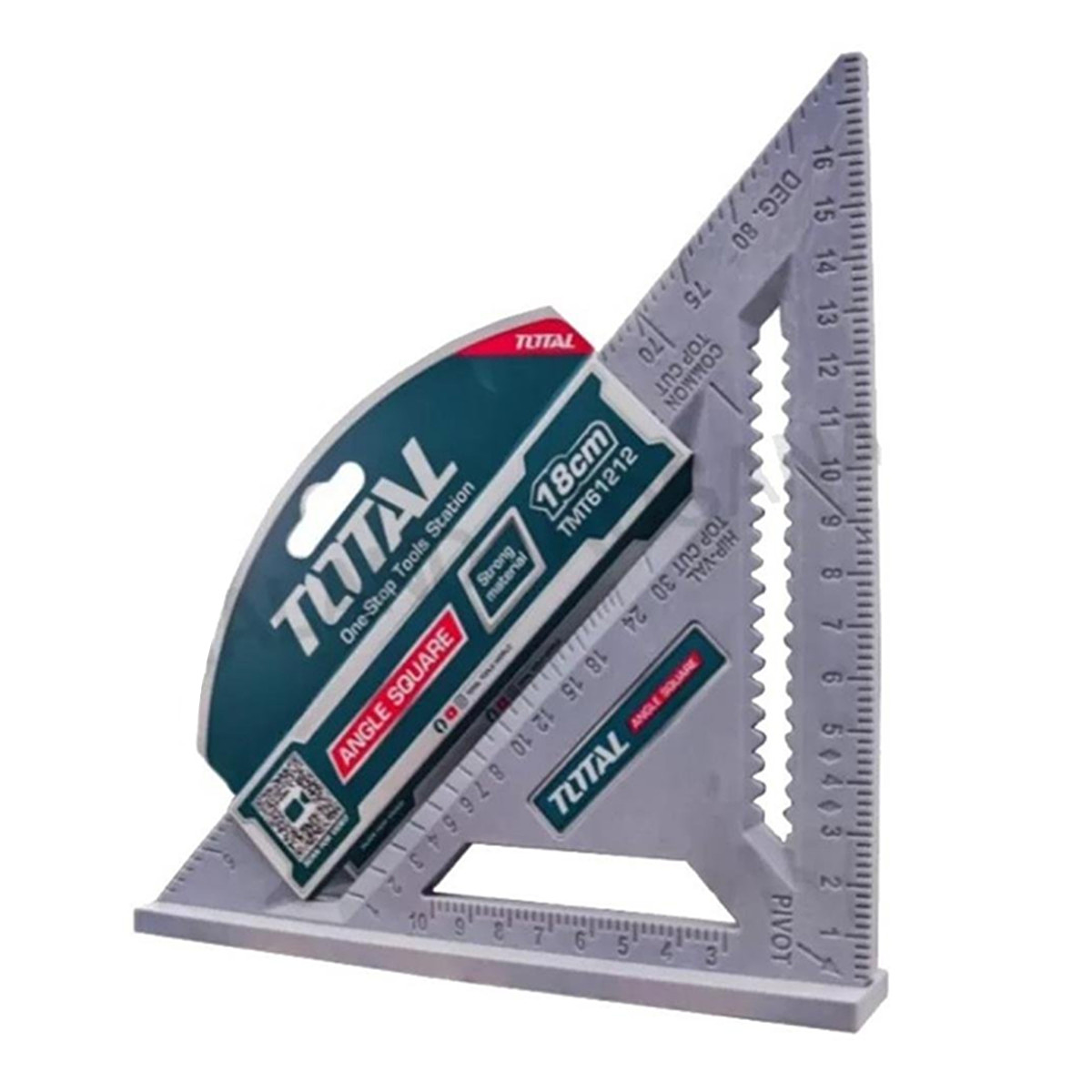 Escuadra Talón Rápida Carpintero 18cm Total Tmt61212