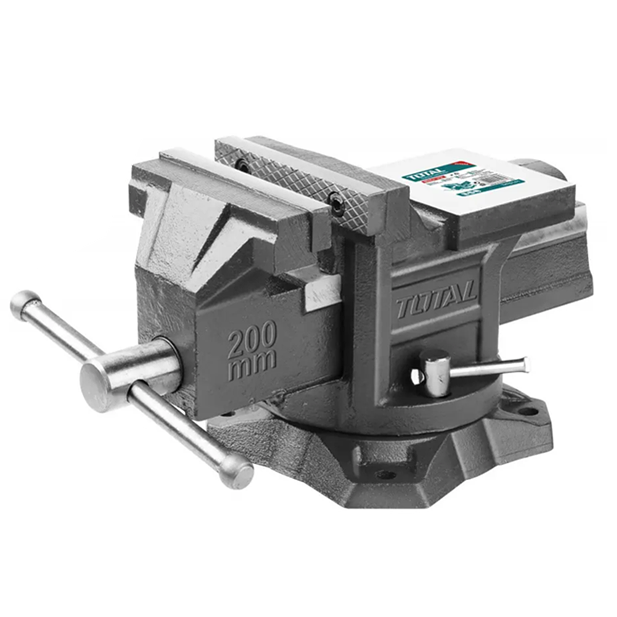 Tornillo De Banco Mecanico Base Giratoria 8 Pulgadas Total