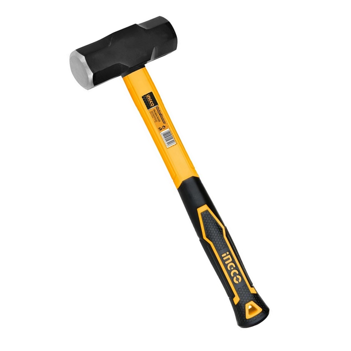 Combo Martillo Mazo 2lbs Mango Fibra De Vidrio Ingco