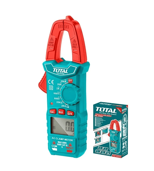 Multitester Digital Con Pinza Amperimetrica Total Tmt42002