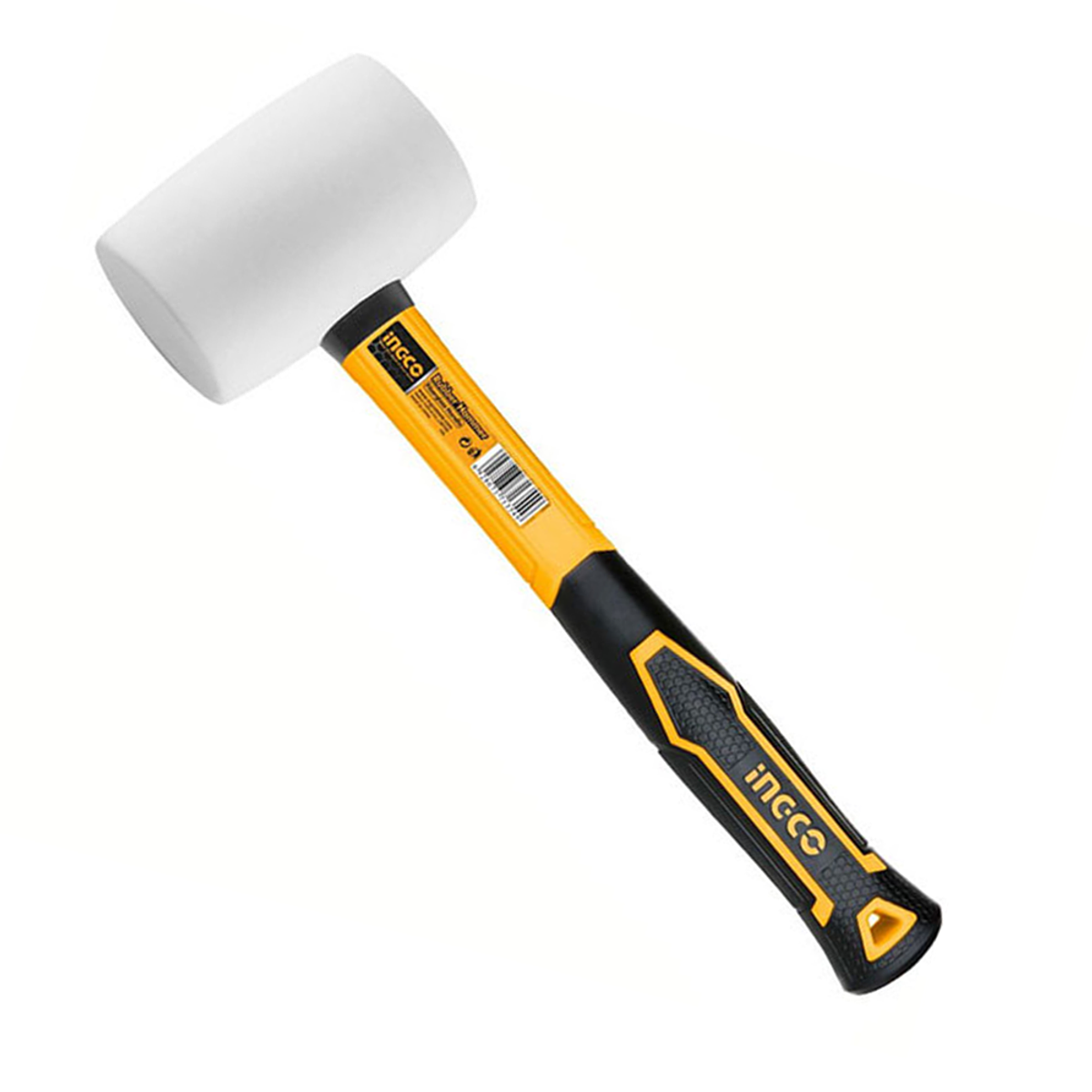 Combo Martillo Mazo De Goma 8oz Ingco Hruh8308
